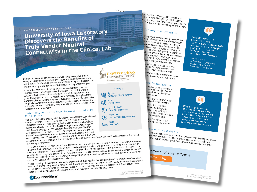 Download the University of Iowa Case Study | Data Innovations