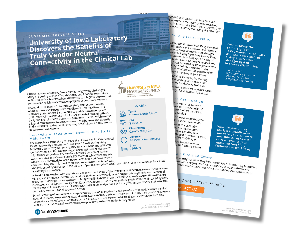 Download the University of Iowa Case Study | Data Innovations